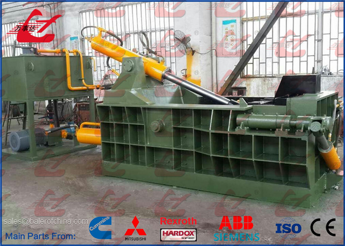 Small / Medium Production Scrap Metal Baler Steel Compactor Easy Hand ...