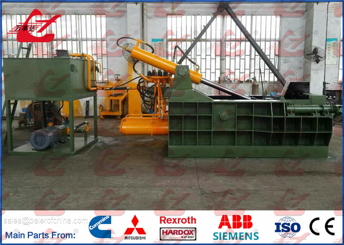 Small / Medium Production Scrap Metal Baler Steel Compactor Easy Hand ...