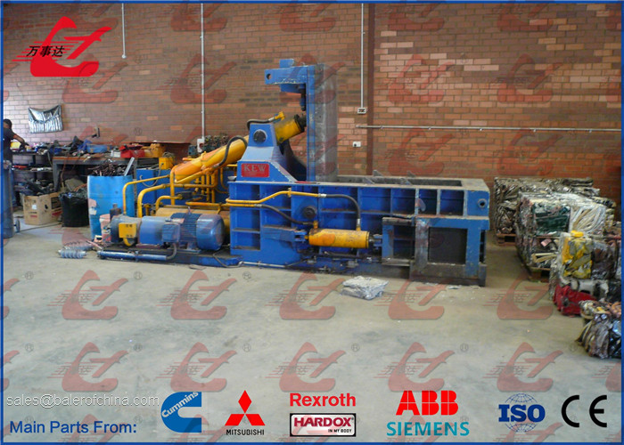 5 ton / h Capacity Industrial Scrap Metal Baler Compactor For Waste ...