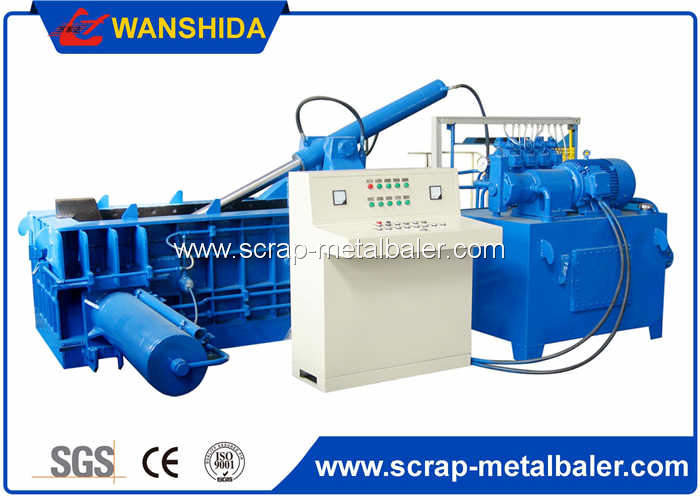 5 ton / h Capacity Industrial Scrap Metal Baler Compactor For Waste ...