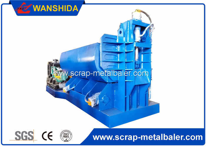 High Capacity Metal Scrap Logger Baler Machine For Light Metal Scraps ...