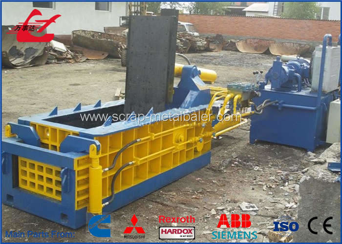 Mitsubishi PLC Forward Out Hydraulic Metal Compactor 18.5kW 1000-1200KG/H